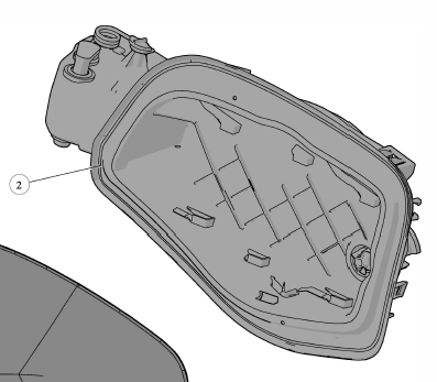 Chargeport Lid Housing FM2955100125 – Tsunami Automotive Inc.